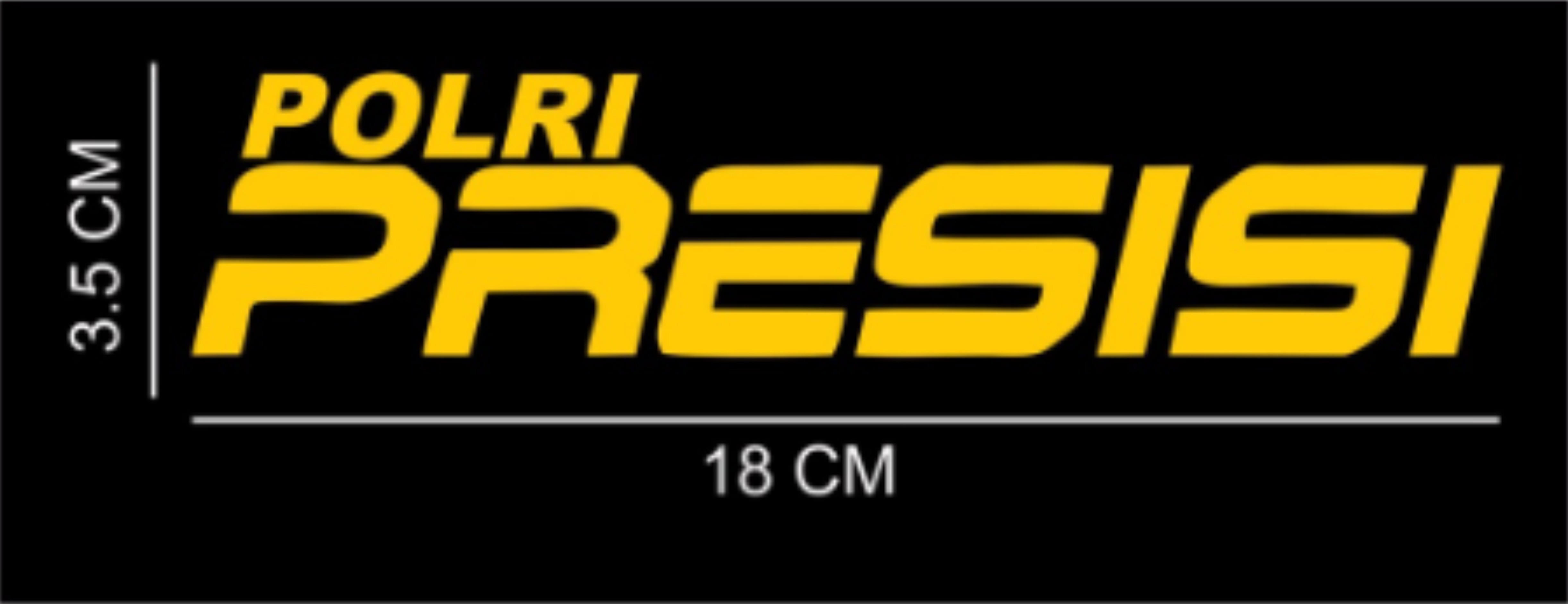 sticker POLRI PRESISI cutting stiker | Lazada Indonesia