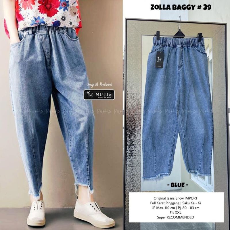 ZOLLA BAGGY #39 (CELANA BOYFRIEND JEANS) BY MUTIA ORIGINAL | Lazada Indonesia