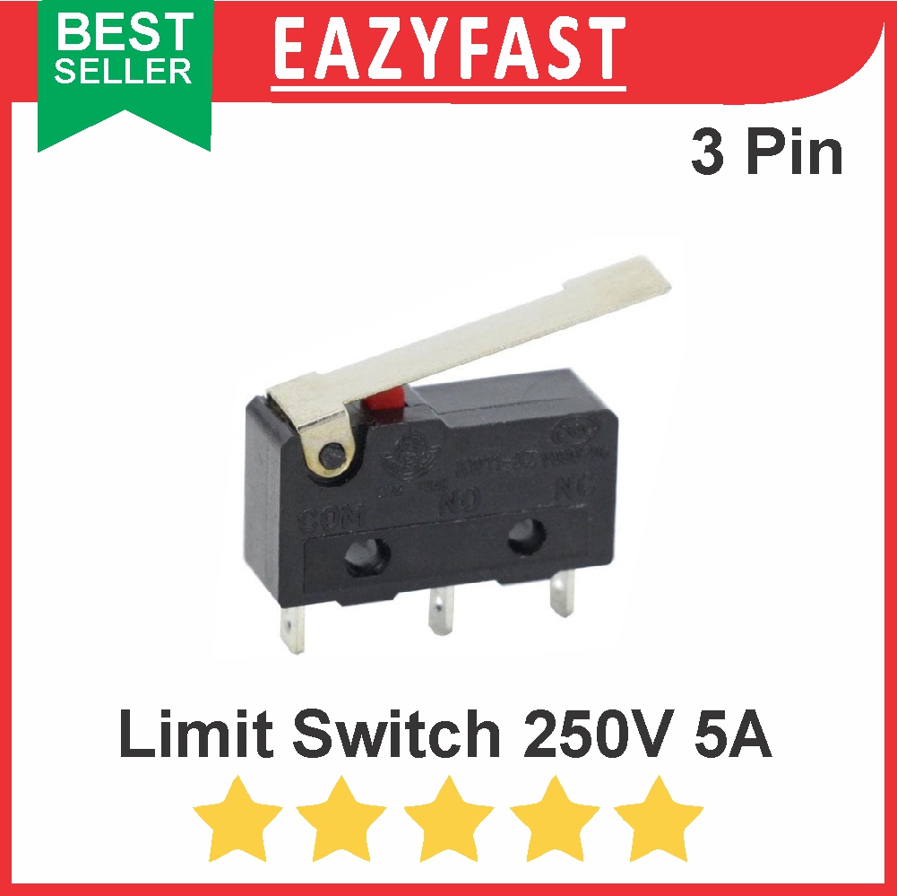 Limit Switch 5A 250V Saklar Tuas Roda Micro Miniaturre | Lazada Indonesia