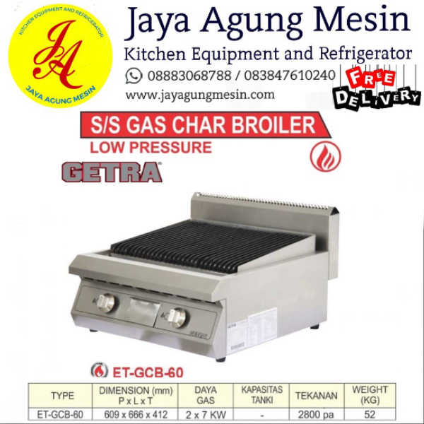 Kompor Gas Char Grill Lava Rock GETRA ET-GCB-60 | Lazada Indonesia