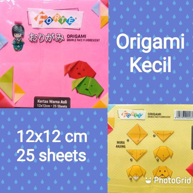 (ORIGINAL) KERTAS LIPAT BESAR ORIGAMI BESAR / ORIGAMI SEDANG/ KERTAS ...