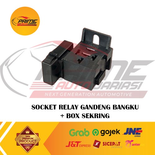 SOCKET RELAY GANDENG SOKET BANGKU SET RUMAH SEKRING FUSE BOX - SK02 ...