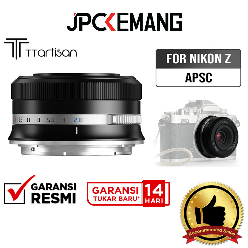 TTArtisan AF 27mm f2.8 for Nikon Z APSC TTArtisans 27 mm f/2.8 JPC KEMANG GARANSI RESMI | Lazada ...