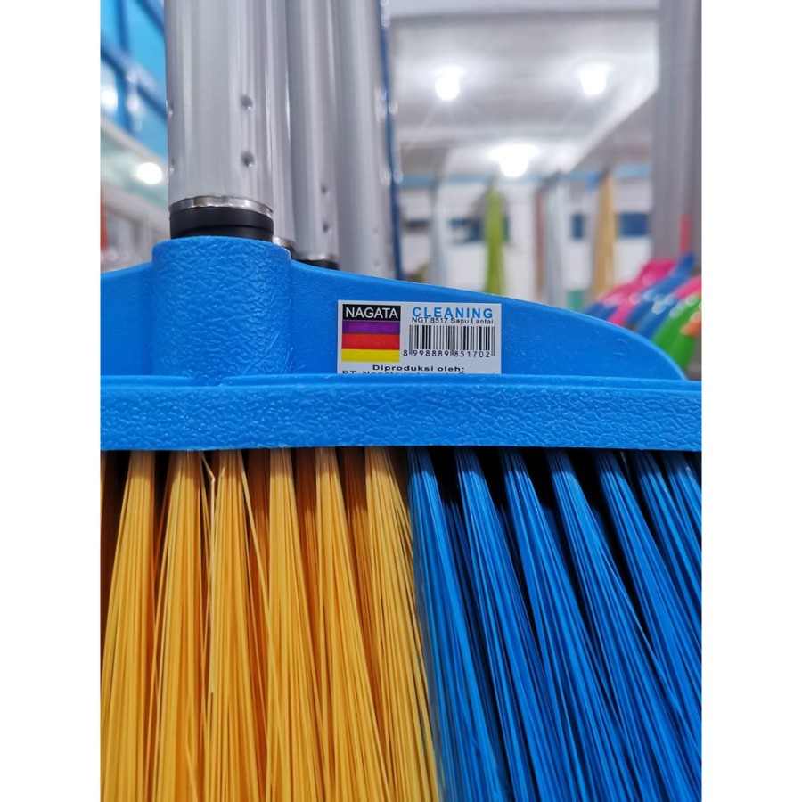 Sapu Lantai Nylon Plastik Nagata 8517 Broom Sapu Nilon Nagata | Lazada ...