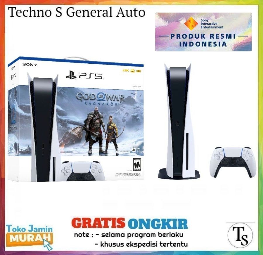 Sony Playstation 5 Console PS 5 PS5 Bundle God of War Ragnarok Edition | Lazada Indonesia