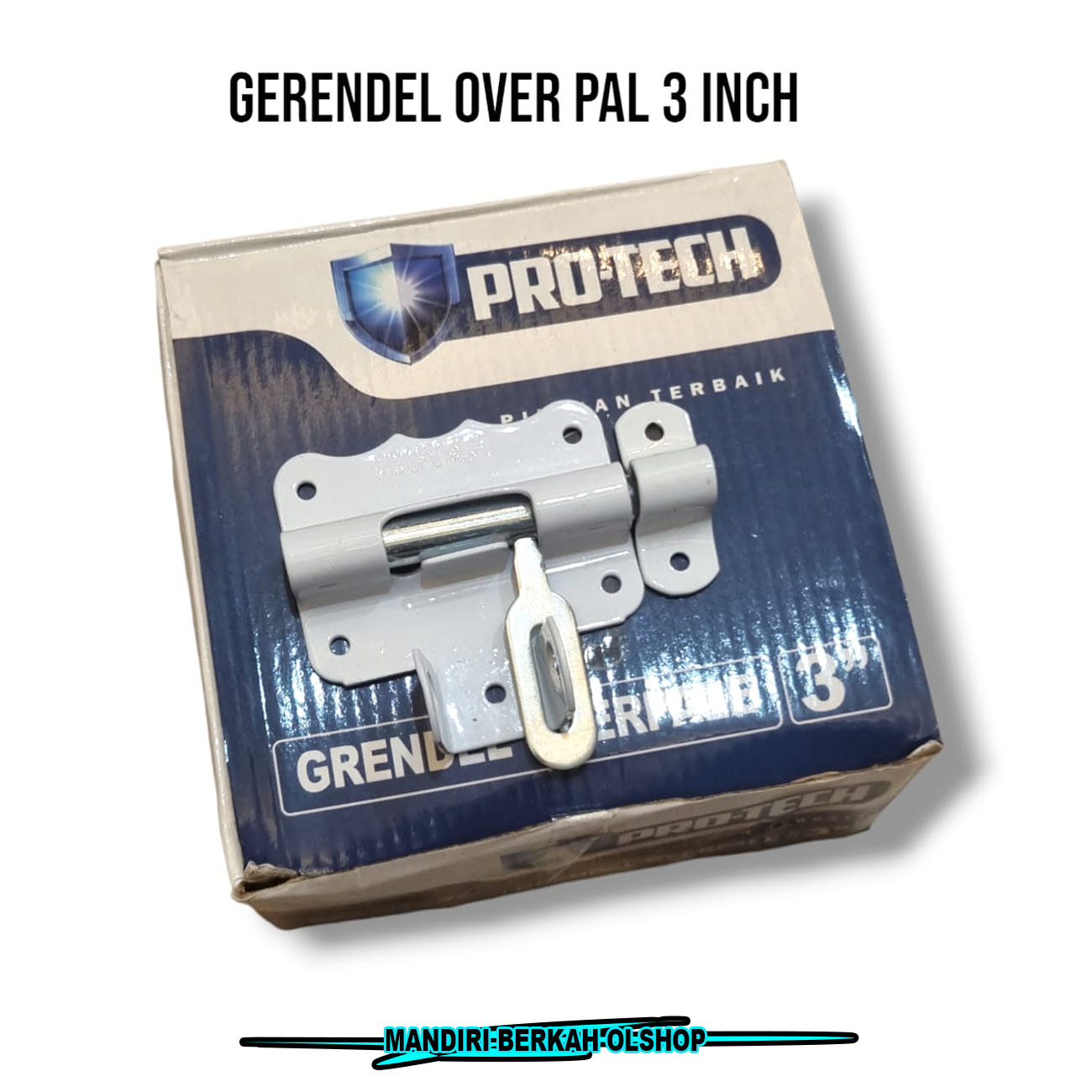 GRENDEL OVERVAL 3'' Gerendel Kunci Gudang Slot Selot Overpal Gembok ...