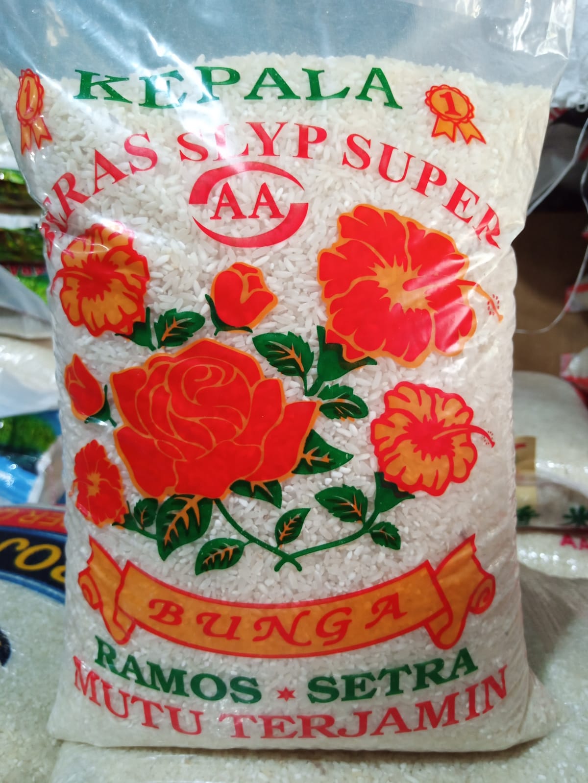 TERMURAH BERAS CAP BUNGA RAMOS SETRA PULEN 5KG | Lazada Indonesia