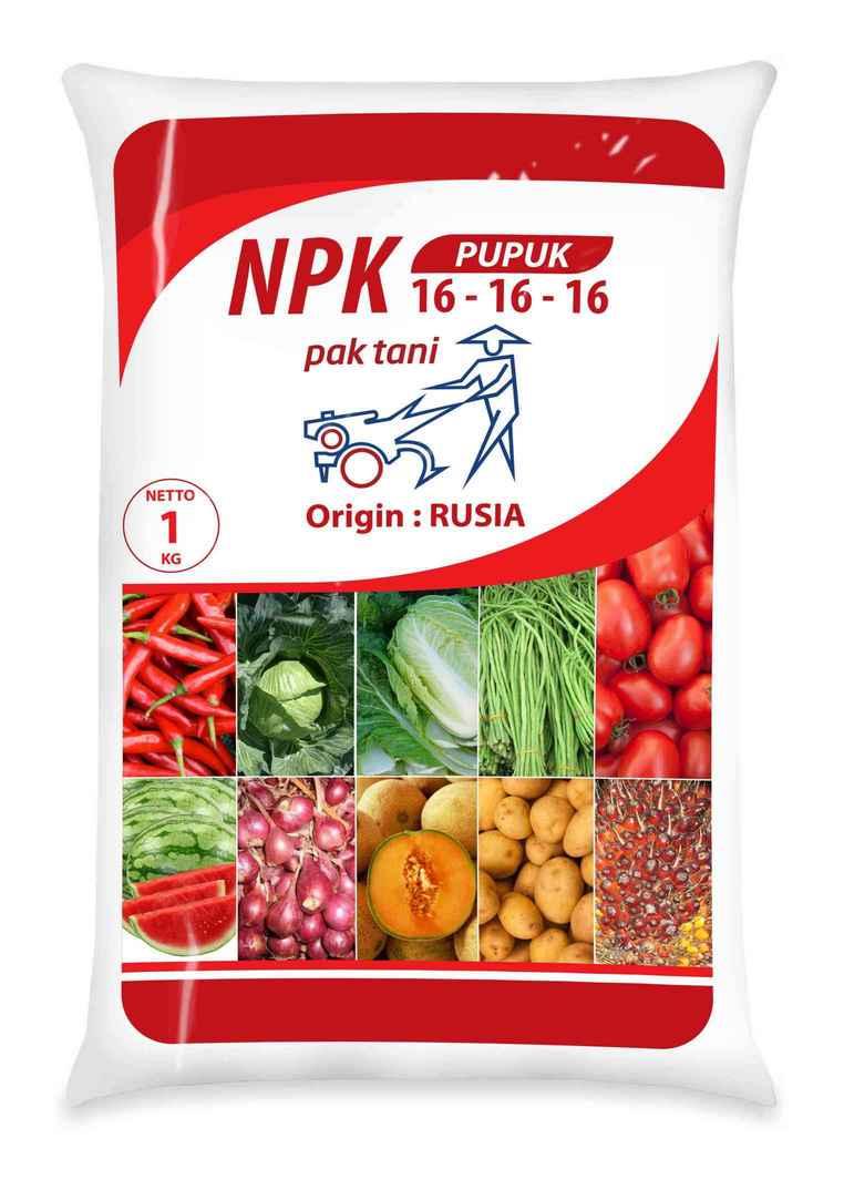 Pupuk NPK 16-16-16 MERAH Pak Tani PRODUK ORIGINAL | Lazada Indonesia