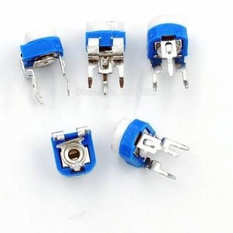 Trimpot 102 1K Variable Resistor Potentiometer Trimmer RM065 VR Biru ...