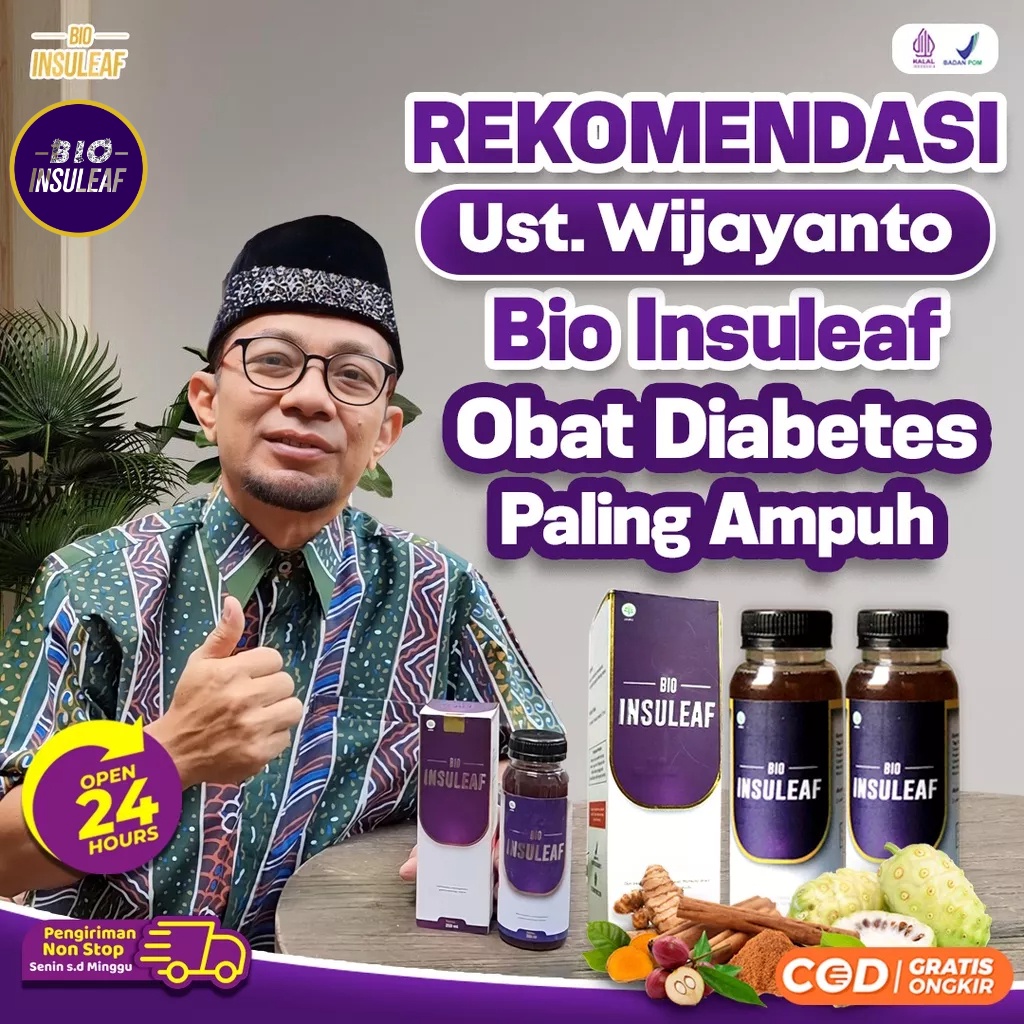 BIO INSULEAF Obat Diabetes ORI 100% - Official Store Partner - Herbal ...