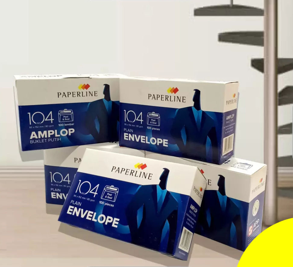 AMPLOP SURAT PUTIH POLOS KECIL PAPERLINE NO104 1PACK | Lazada Indonesia