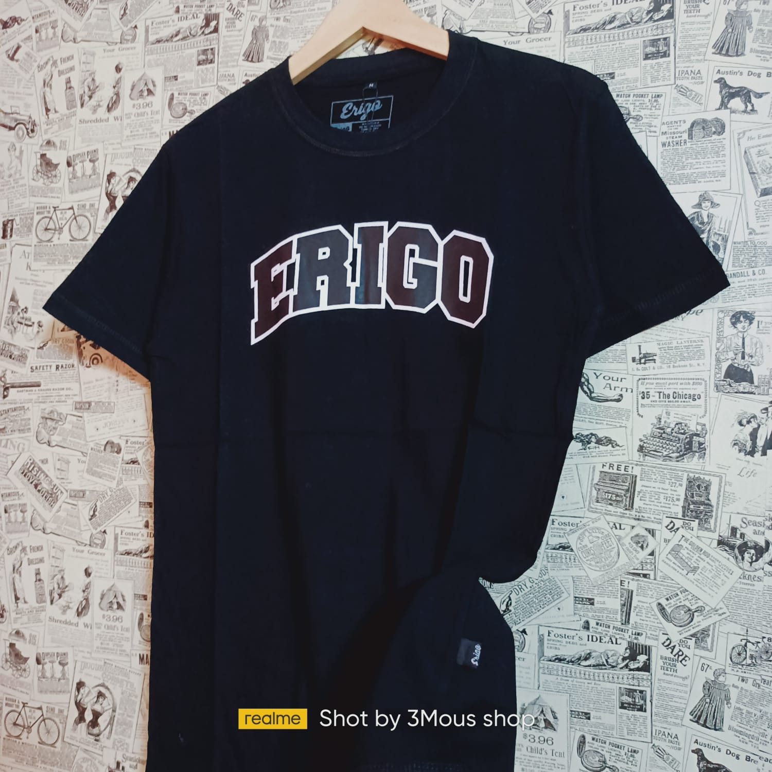 baju distro pria / kaos erigo terbaru free sticker / baju pria wanita ...