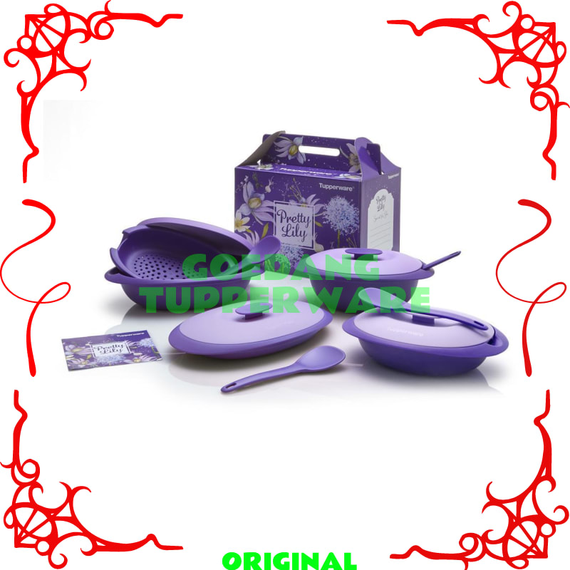 Peralatan Makan Set Tupperware Wadah Saji Tupperware Set Prasmanan ...