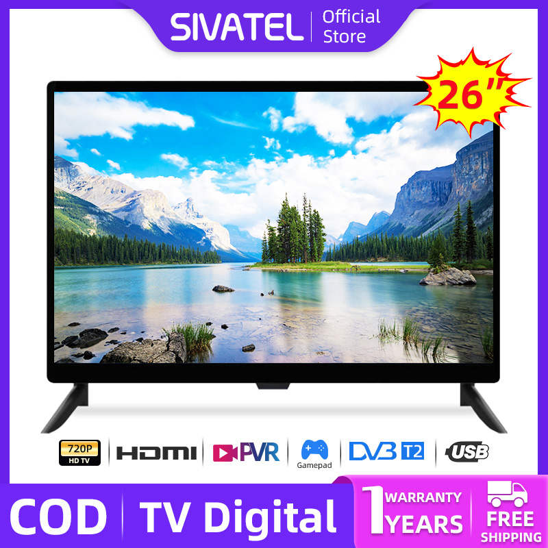 Sivatel TV LED 26 inch HD Ready Digital TV Televisi DVB-T2 Murah ...