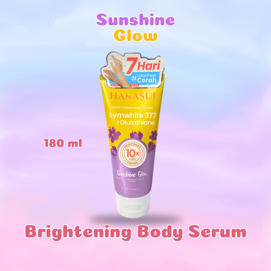 New ! Hanasui Brightening Body Serum Symwhite 377 + Glutathione 180 ml Series | Lazada Indonesia