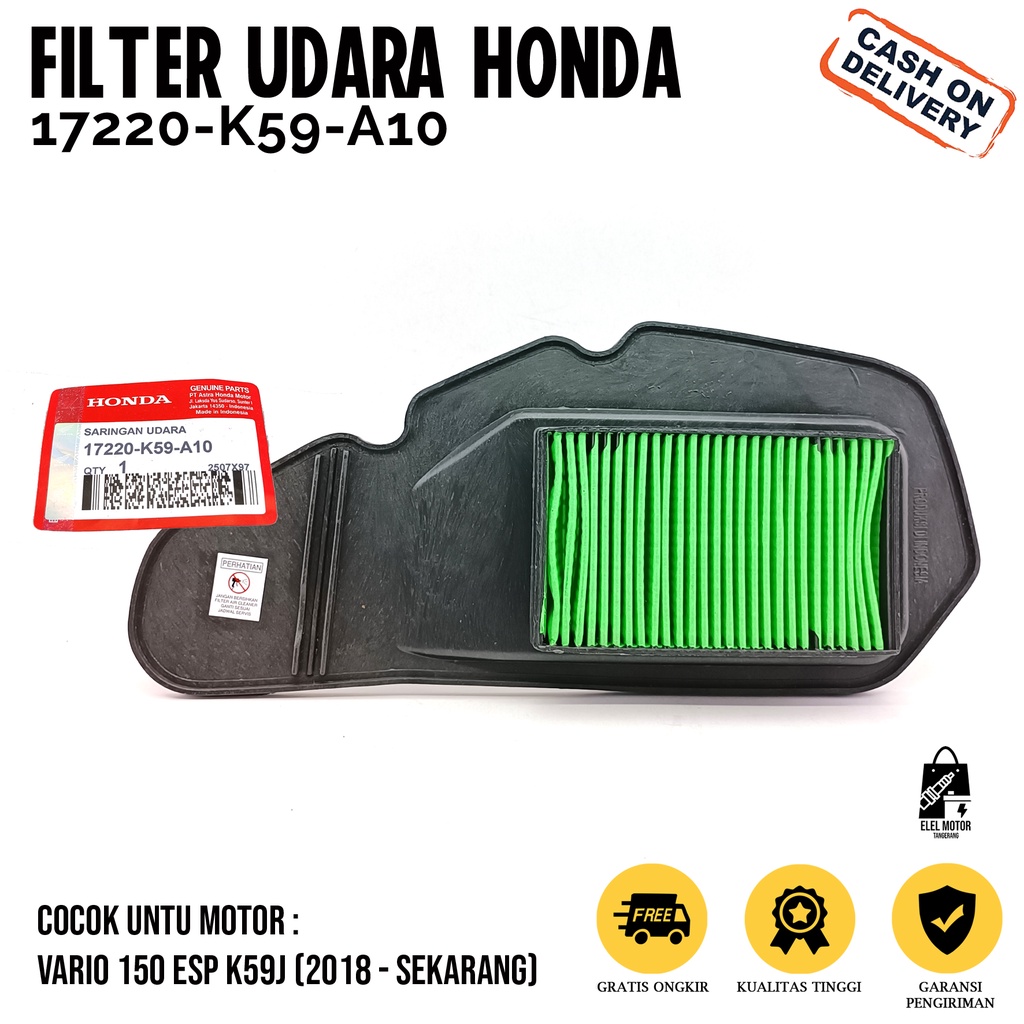 Filter Udara Honda New Vario 150 eSP / Saringan Udara Honda New Vario ...