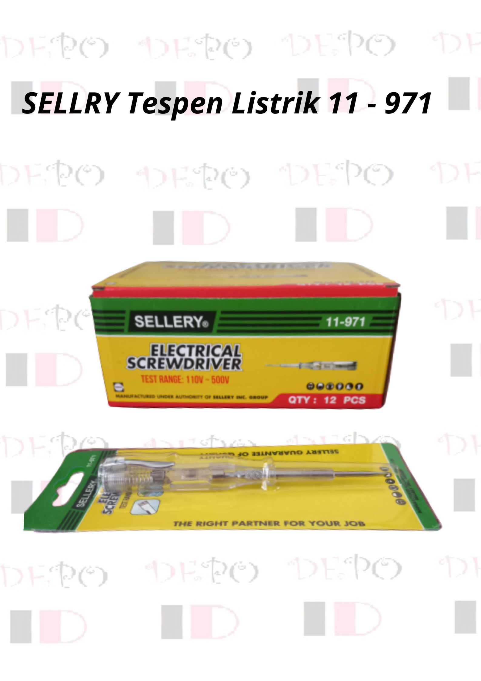 SELLRY Tespen Listrik 11 - 971 | Lazada Indonesia