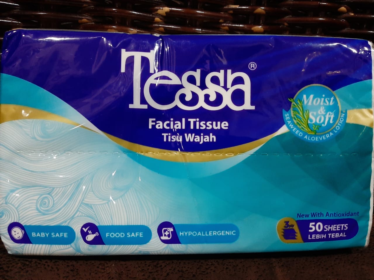 Tessa Facial Tissue 50 sheet lebih tebal Moist & Soft | Lazada Indonesia