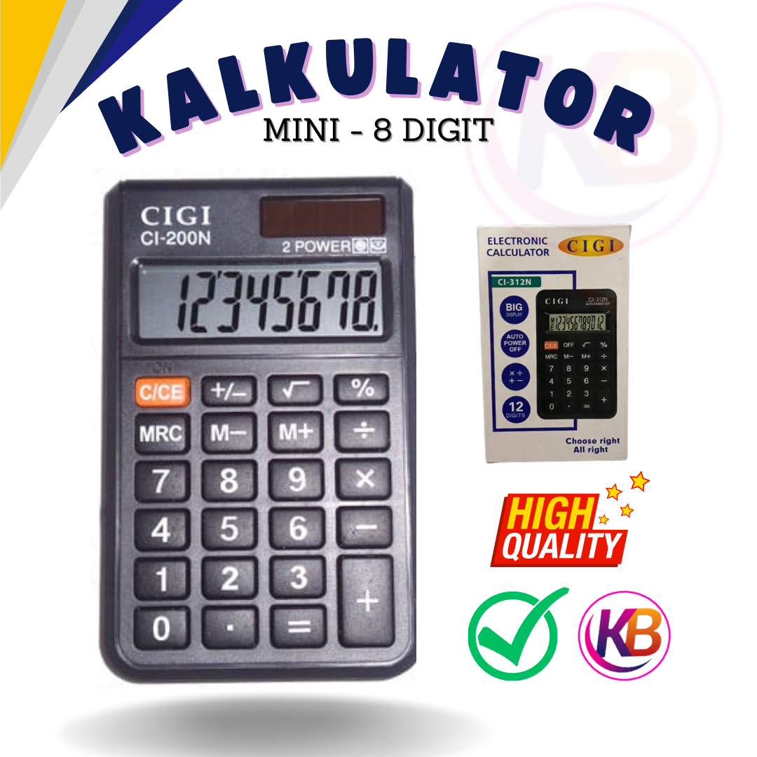 Kalkulator Kecil / Calculator Mini / Kalkulator Pocket Kantong / Cocok ...
