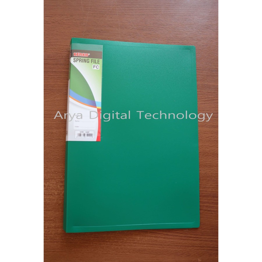 Spring File Kenko Folio SPR 100F Hijau Folder Map Snell Plastik Murah ...