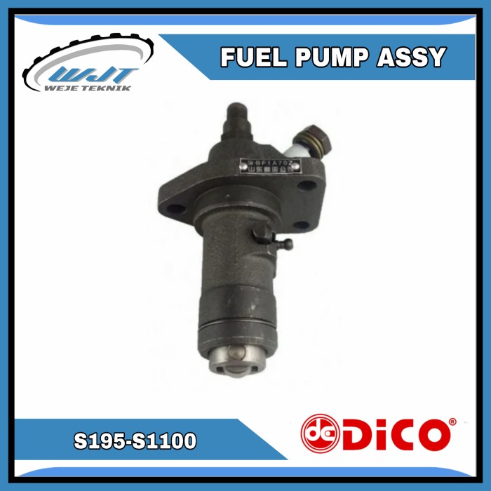 BOSPOM BUSH PUMP FUEL PUMP INJECTION POMPA SOLAR DONG FENG S195 S1100 ...