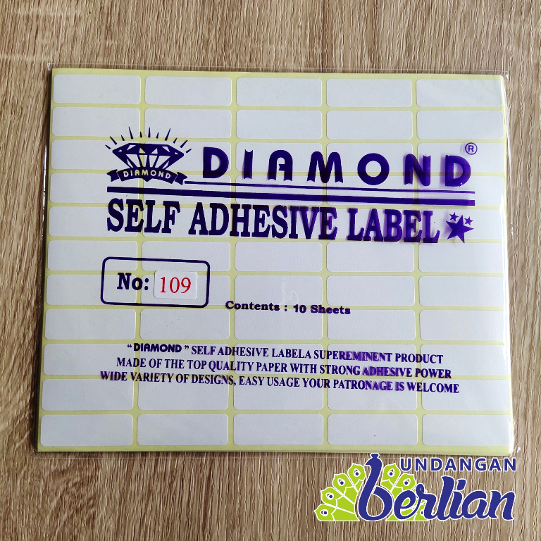 Label 109 Label Nama Stiker Nama Tamu Undangan Label Serbaguna | Lazada ...