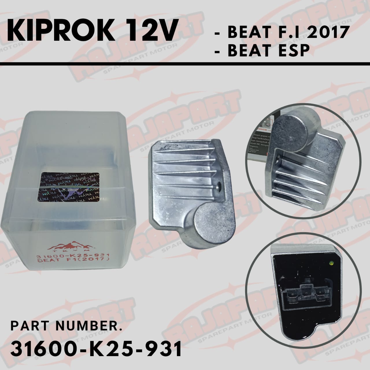 KIPROK REGULATOR BEAT F.I '17 BEAT ESP BEAT POP BEAT STREET SCOOPY FI ...