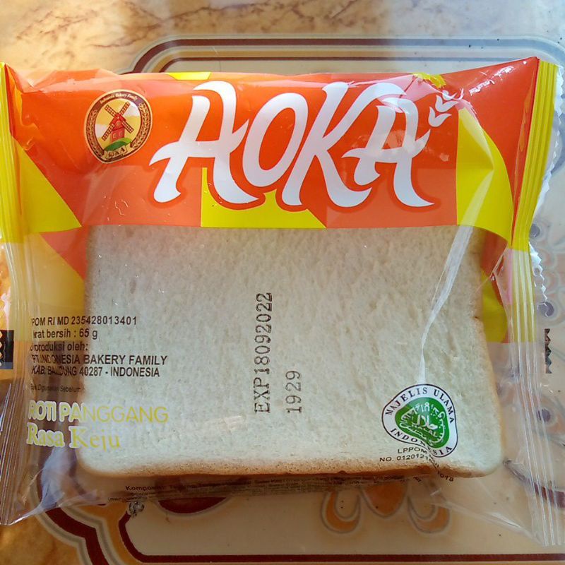 Roti Panggang AOKA Sandwich Rasa Keju ( 1DUS ) | Lazada Indonesia