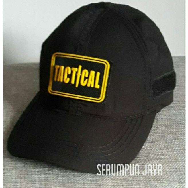 TOPI TACTICAL - TOPI TACTICAL VELCRO HITAM | Lazada Indonesia