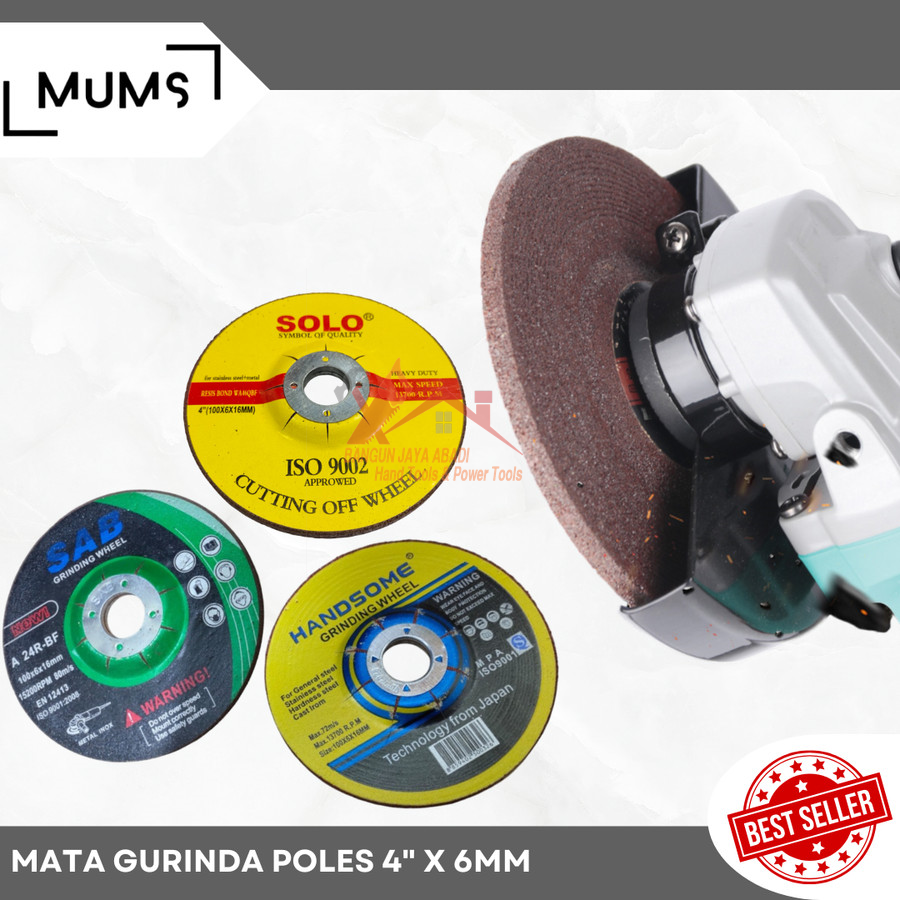 BjA - Mata batu gurinda gerinda grinda WD poles asah 4x6 tebal 4 inchi ...