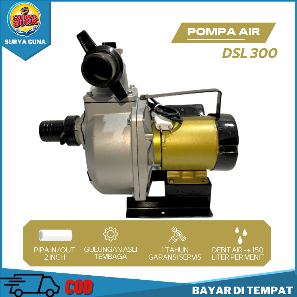 POMPA AIR MODIFIKASI/ POMPA AIR KOLAM/ POMPA IRIGASI ALKON DIESEL DSL ...