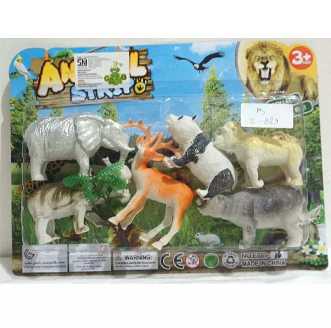 Mainan Anak Binatang Mendidik Mengenal Nama Nama Hewan | Lazada Indonesia