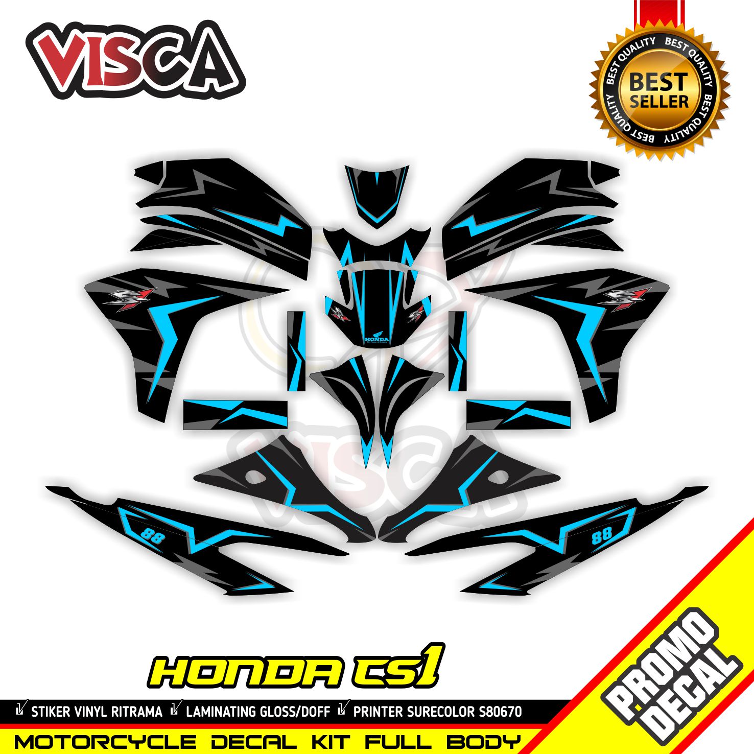 Decal Cs1 Full Body Stiker Cs1 Full Body Striping Cs1 Full Body ...