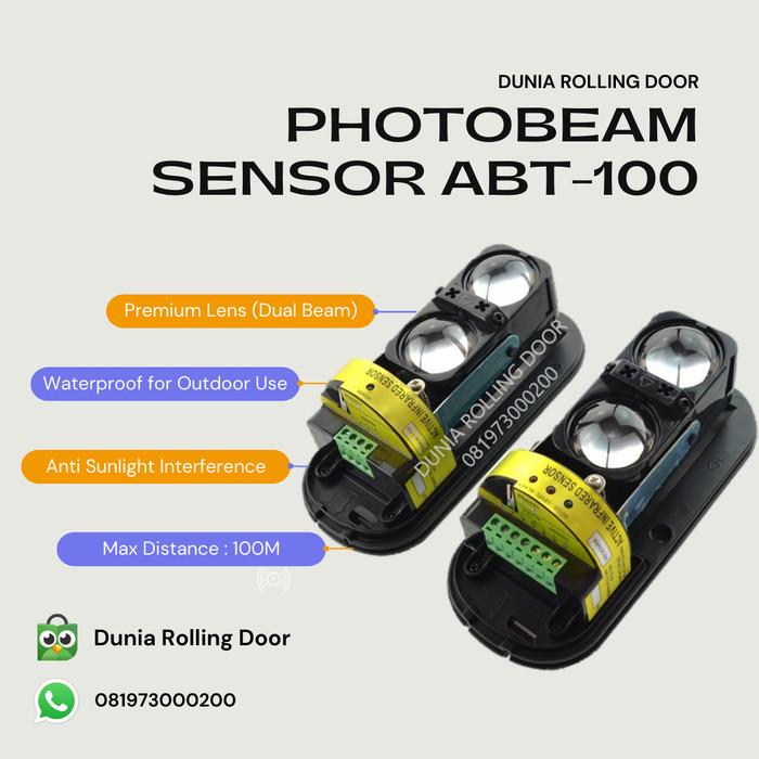 PREMIUM DUAL PHOTO BEAM SENSOR 100 METER (INFRARED) ABT-100 - TOKOASMA ...