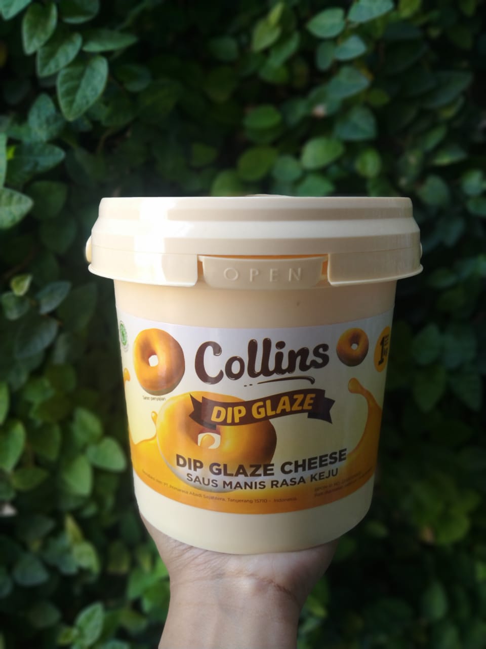 Collins Dip Glaze Cheese 1kg collins saus Manis Rasa Keju 1kg collins ...