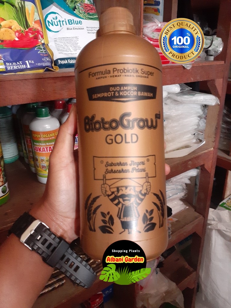 Formula Probiotik Super Biotogrow Gold 1 Liter Obat Penyubur Tanah ...