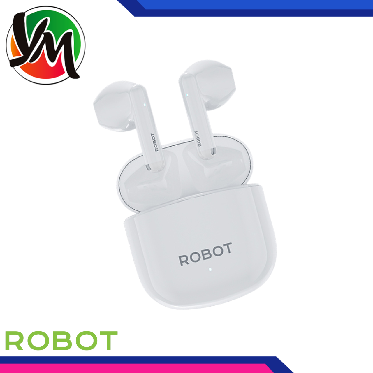 Handsfree Bluetooth TWS ROBOT T60 Wireless Earphone Airbuds | Lazada ...