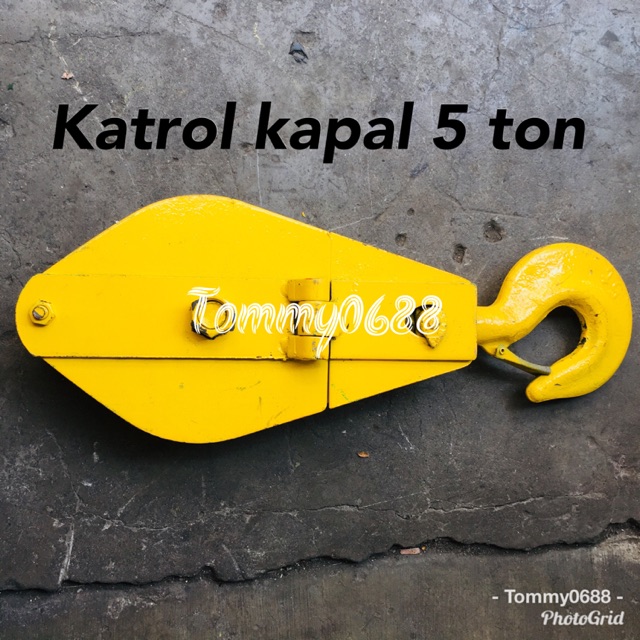KATROL KAPAL SINGLE 5 TON UNTUK SELING / CABLE DAN TAMBANG. KEREKAN ...