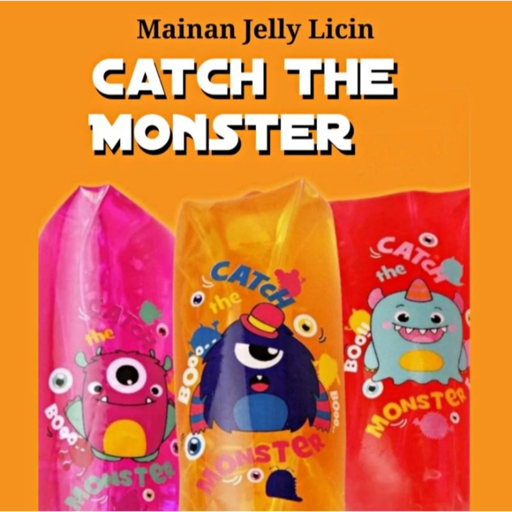 Mainan Anak Catch The Monster Jelly / Water Snake Toys Mainan Anak ...