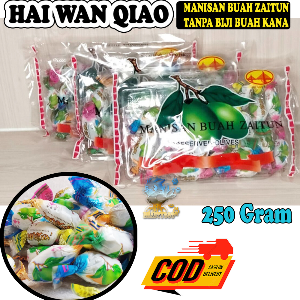 Beauty HAI WAN QIAO OLIVES 250 Gram Manisan Buah Zaitun Tanpa Biji Buah ...
