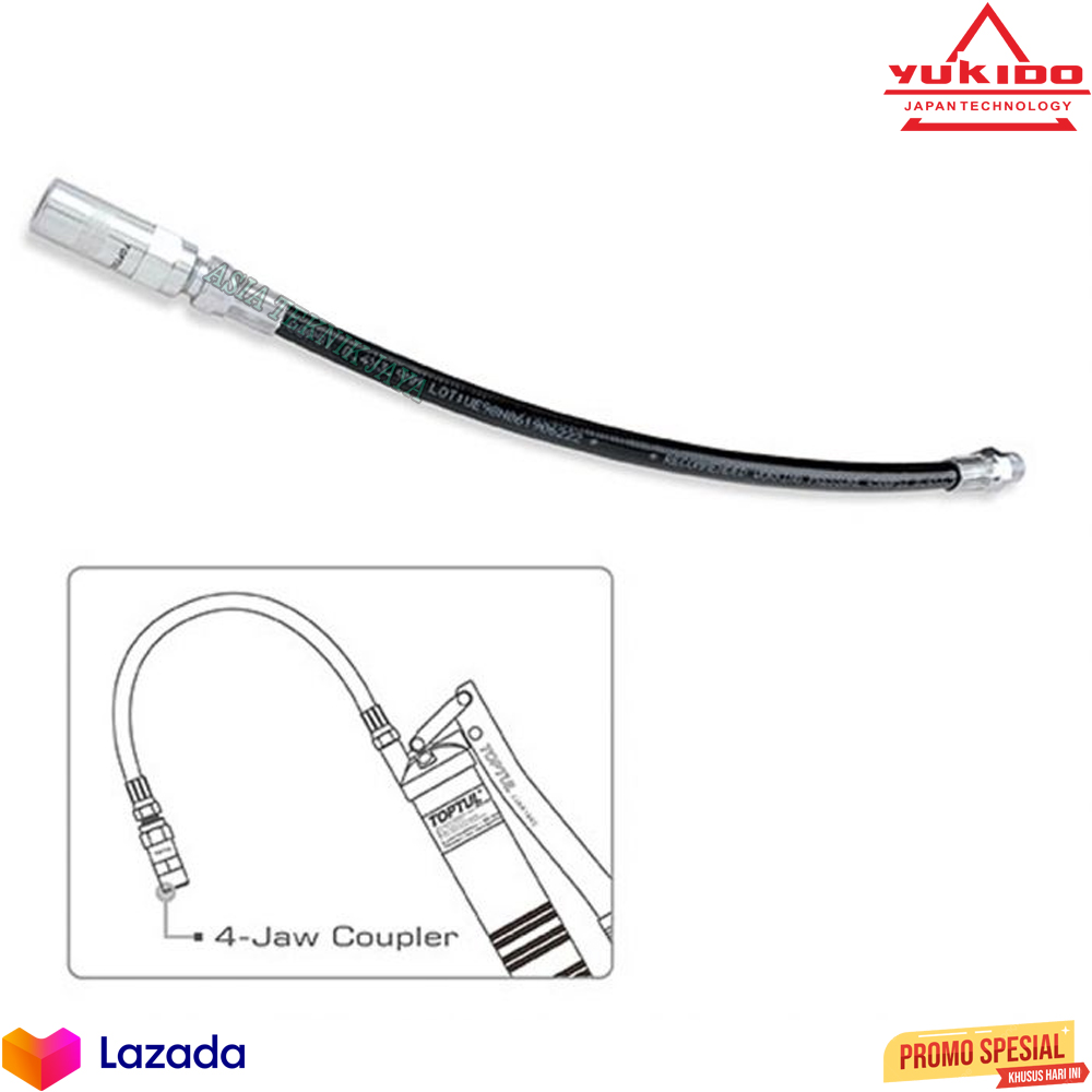 SELANG PRESSOL GREASE GUN 12 inch 10 mm POMPA GEMUK PIPA | Lazada Indonesia