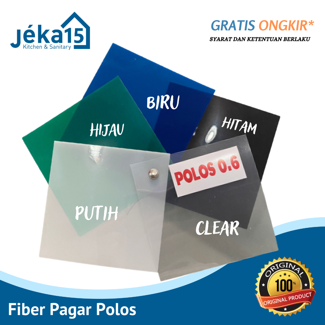 FIBER PAGAR POLOS / PENUITUP PAGAR RUMAH FIBER / PENUTUP PAGAR METERAN ...