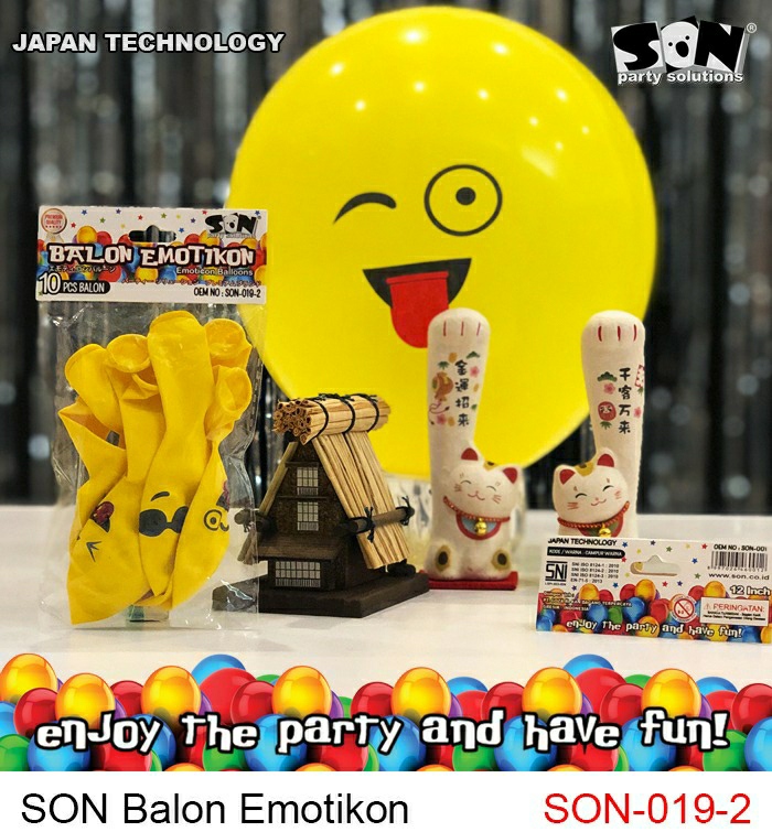 (Isi 5) Balon Motif 12 inch, Balon Karet Latex 12 inci Motif Emoji ...