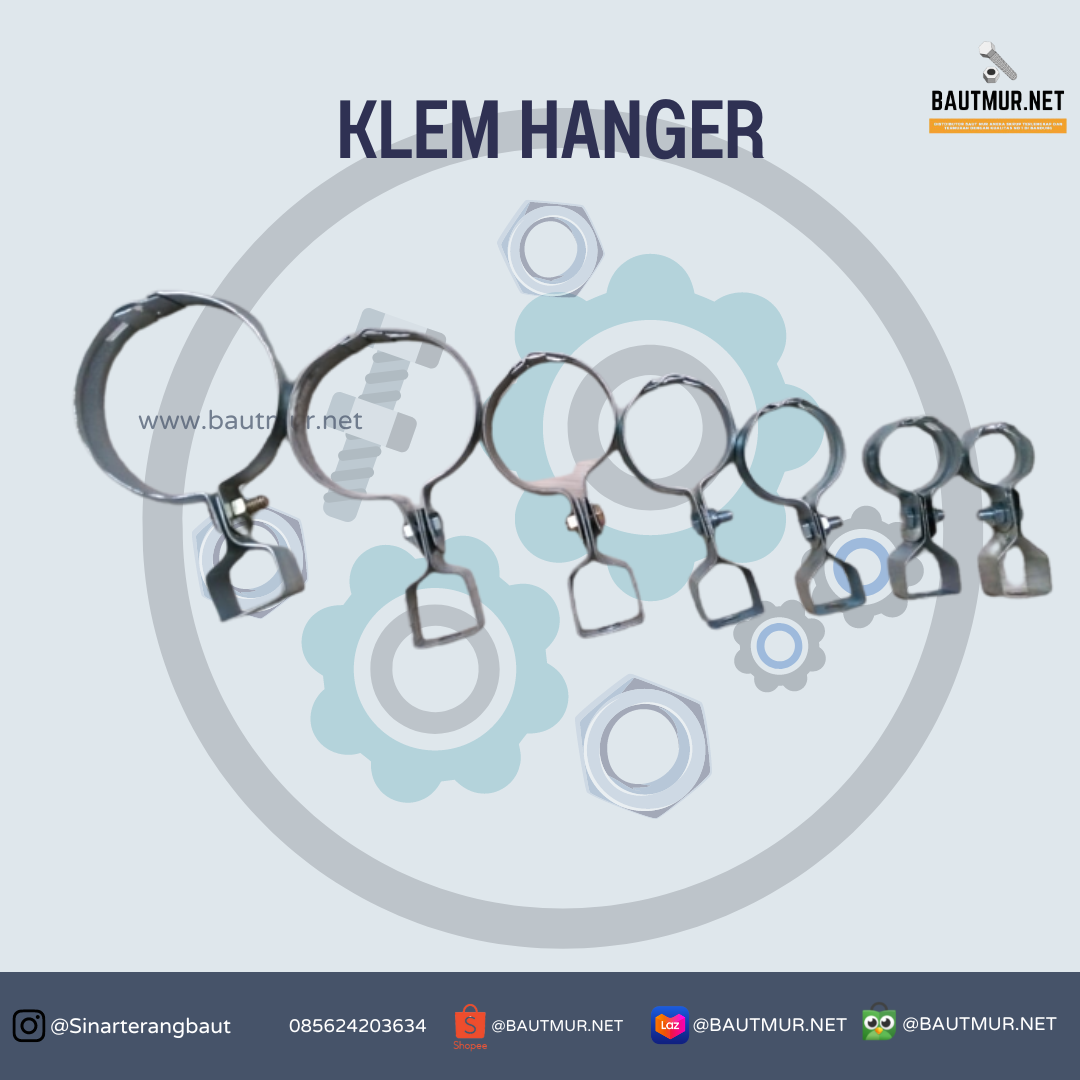Klem Gantung 1" | Klem Hanger |Klem Pipa | Lazada Indonesia