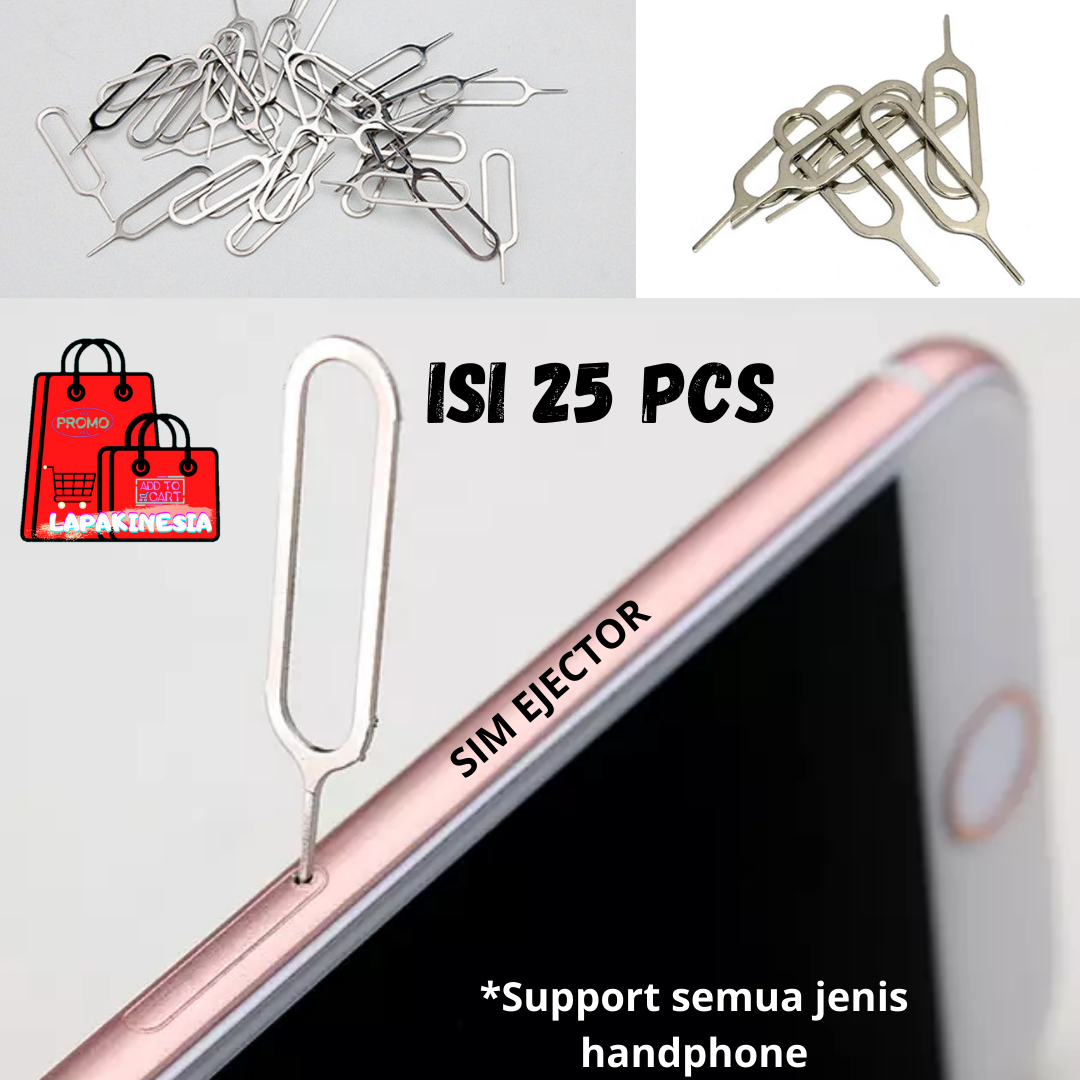 JARUM PEMBUKA SIM CARD / SIM EJECTOR / COLOKAN SIM - ANDROID ( ISI 25 ...