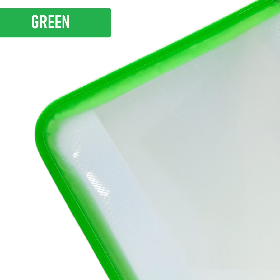 Zipper Clear Holder F4 / Dokumen Keeper Sleting / Map Sleting Plastik ...