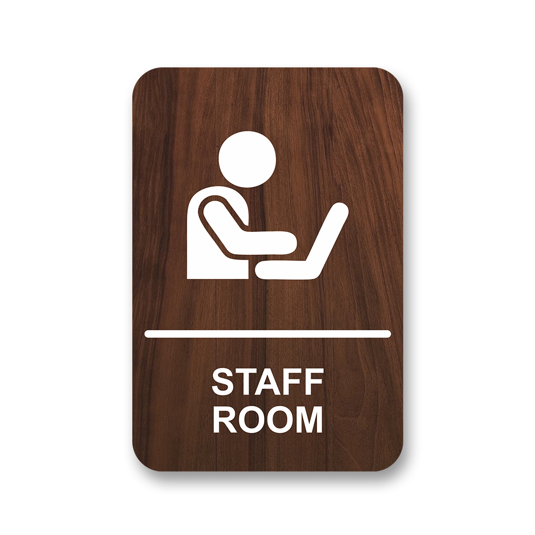 staff room signage - door sign - staff room | Lazada Indonesia