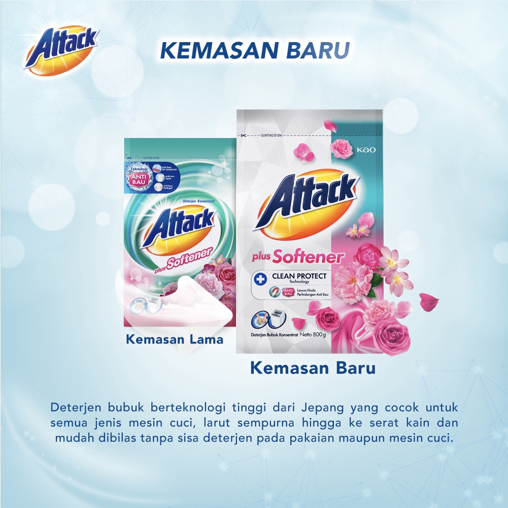 [750GR - BUBUK] ATTACK PLUS SOFTENER / ATTACK HYGIENE PLUS PROTECTION / ATTACK SENSOR MATIC EX ...