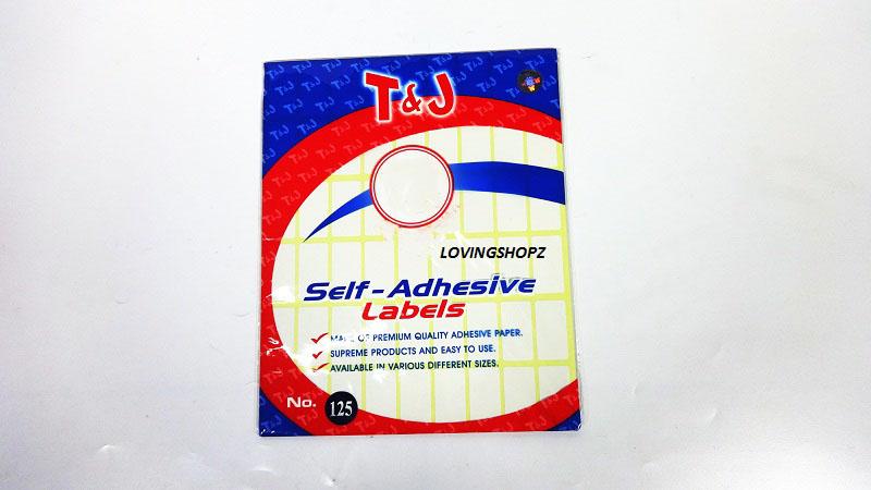 Label Tom & Jerry No.125 Warna Putih, Sticker/ Stiker/ Tempelan Label ...