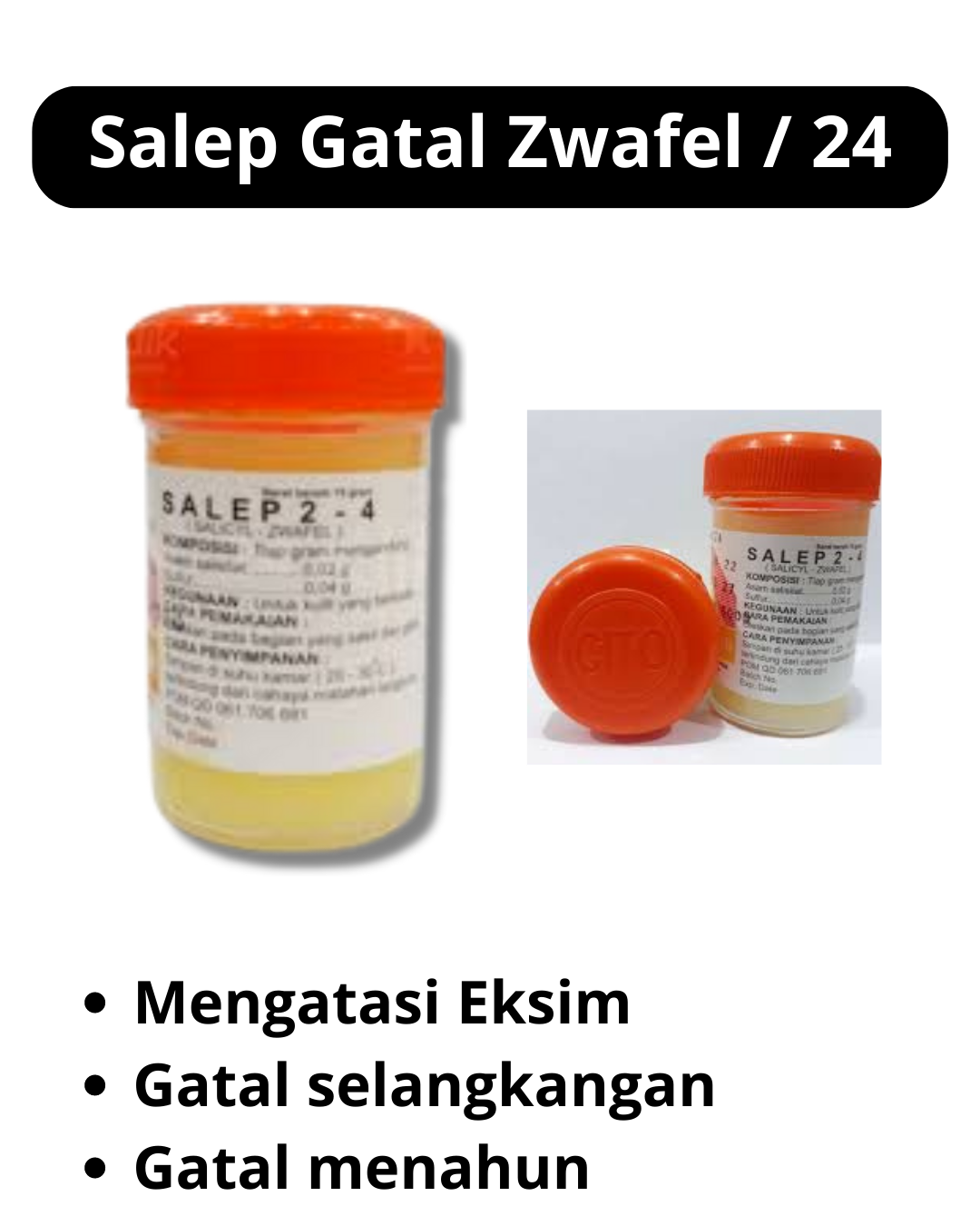 Salep Zwafel 24 Original Gatal Scabies | Obat Asli Gatel Panu Kadas ...
